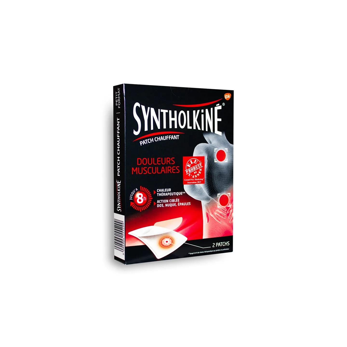 SyntholKiné patch chauffant dos, nuque et épaules