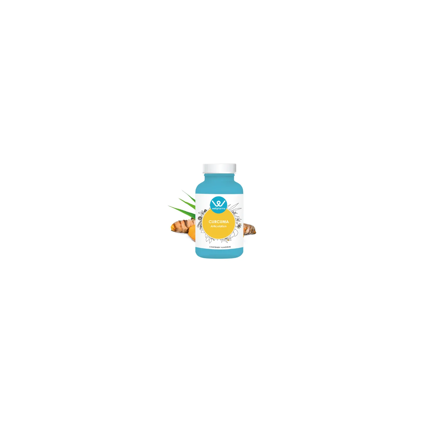 Complément alimentaire Curcuma Wellpharma 90 gélules