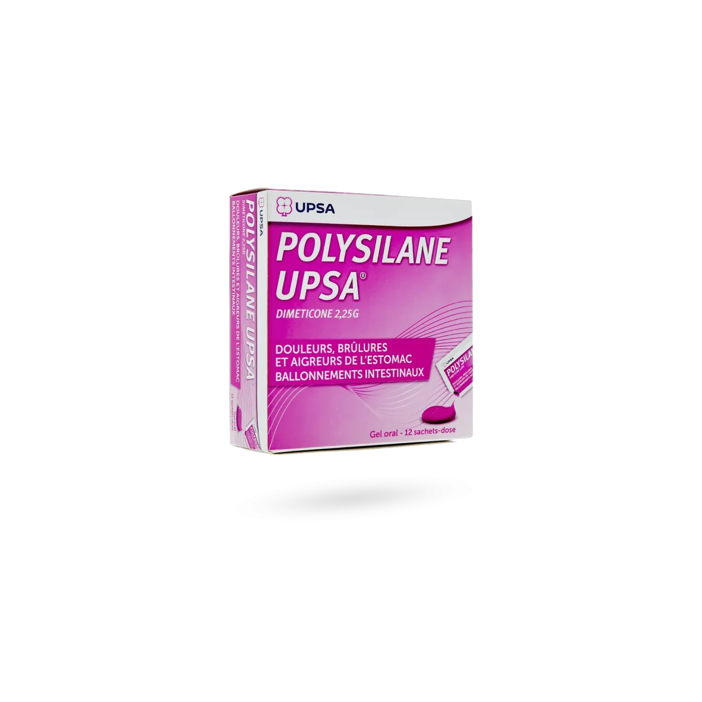 Polysilane UPSA gel oral en 12 sachets doses