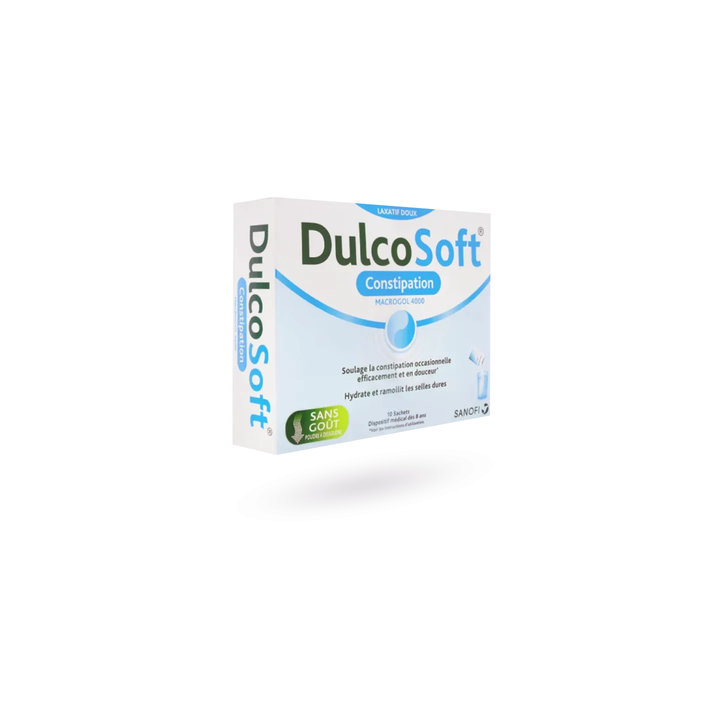 DulcoSoft laxatif doux constipation - Boite de 10 sachets pour solution ...