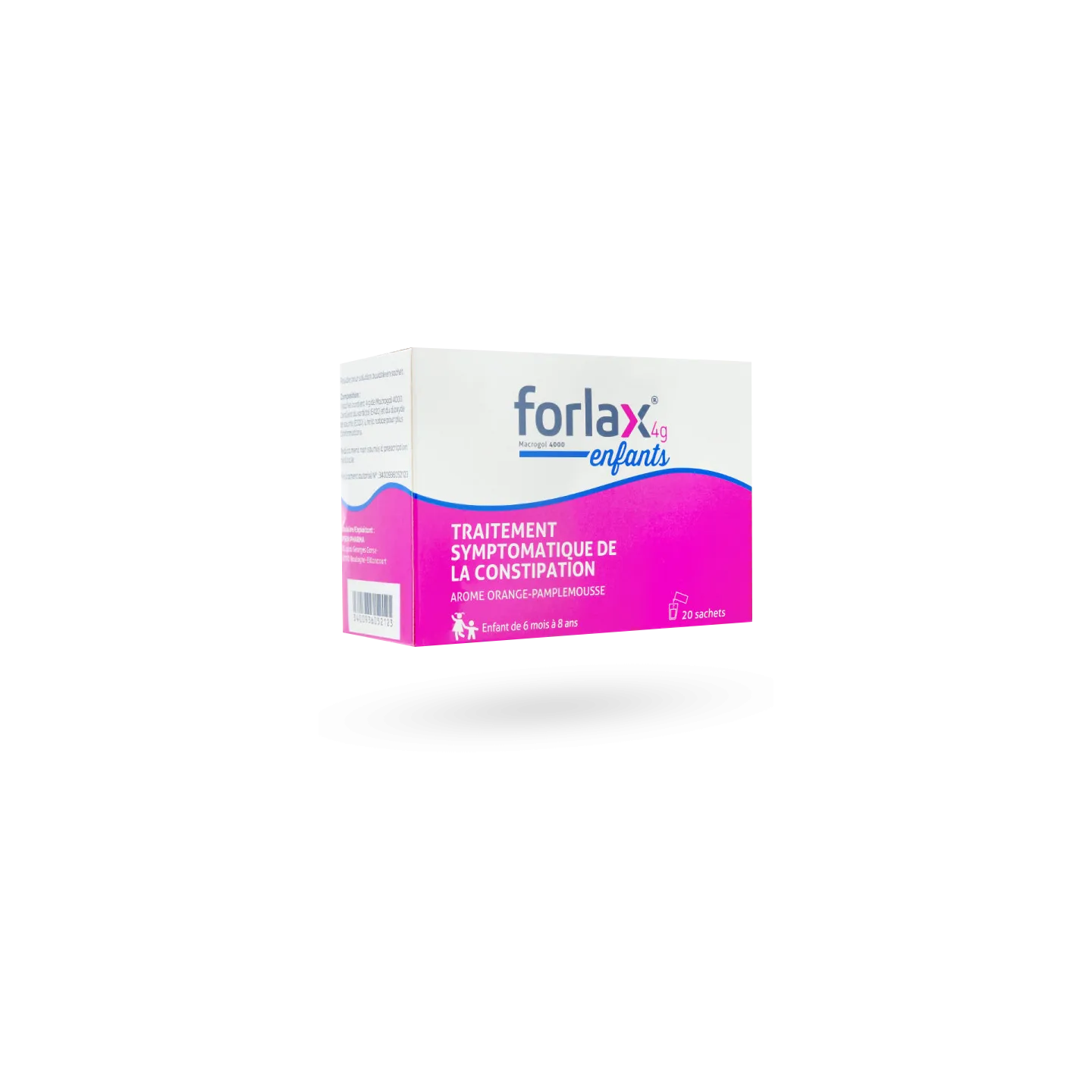 Forlax 4 g enfants solution buvable constipation 20 sachets