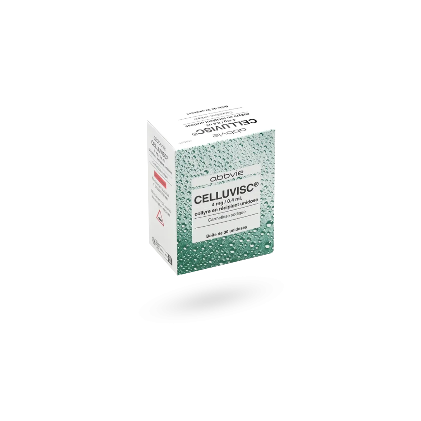 Celluvisc collyre 4 mg/0,4 ml 30 unidoses