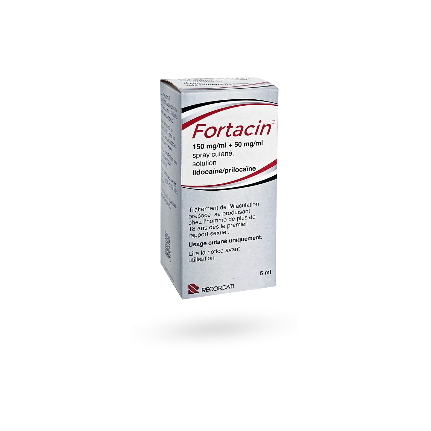 Fortacin 150 mg/ml + 50 mg/ml éjaculation précoce spray 5 ml ...