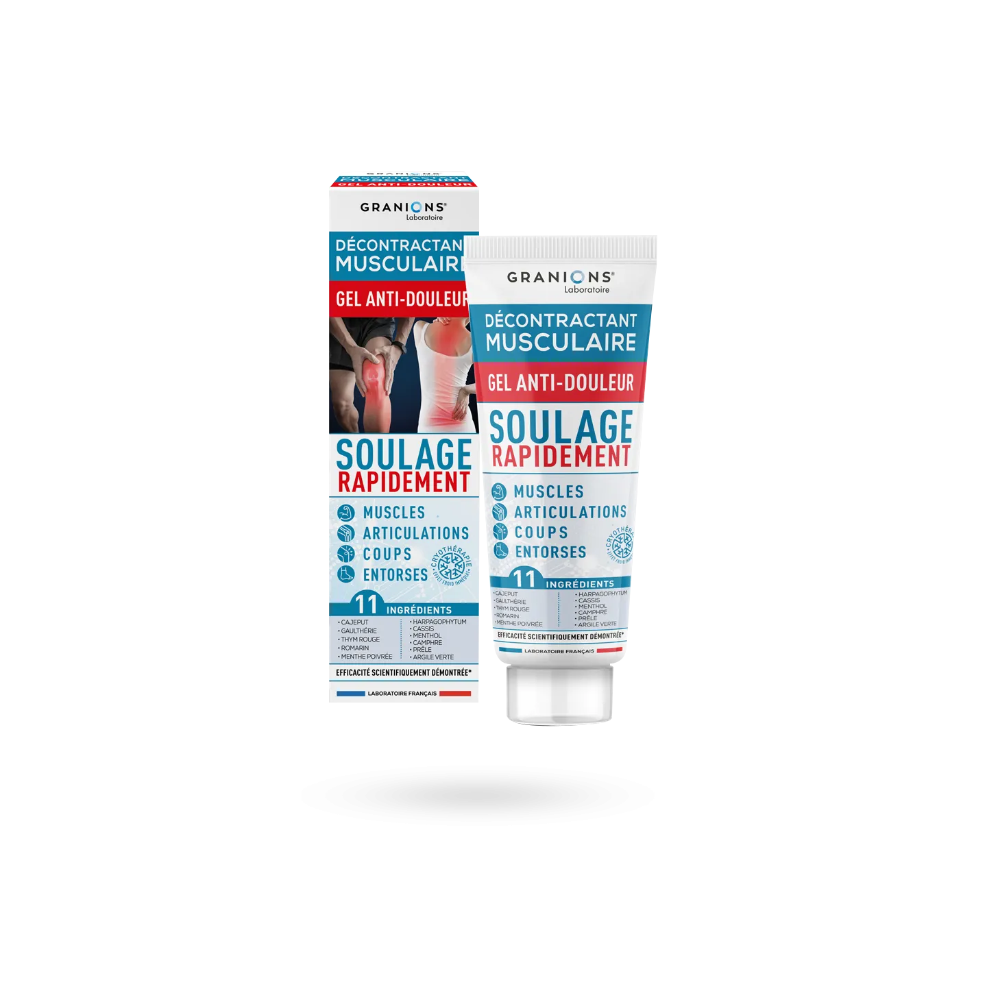 Granions Décontractant musculaire gel anti-douleur 100 ml