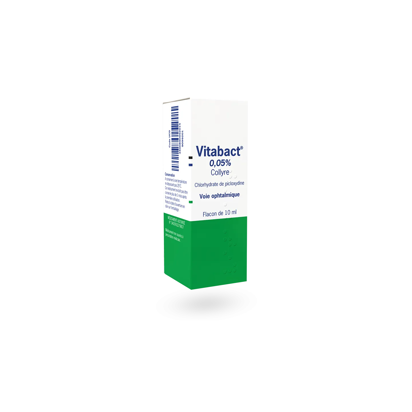 Vitabact collyre 0,05 % Chlorhydrate de picloxydine 10 ml