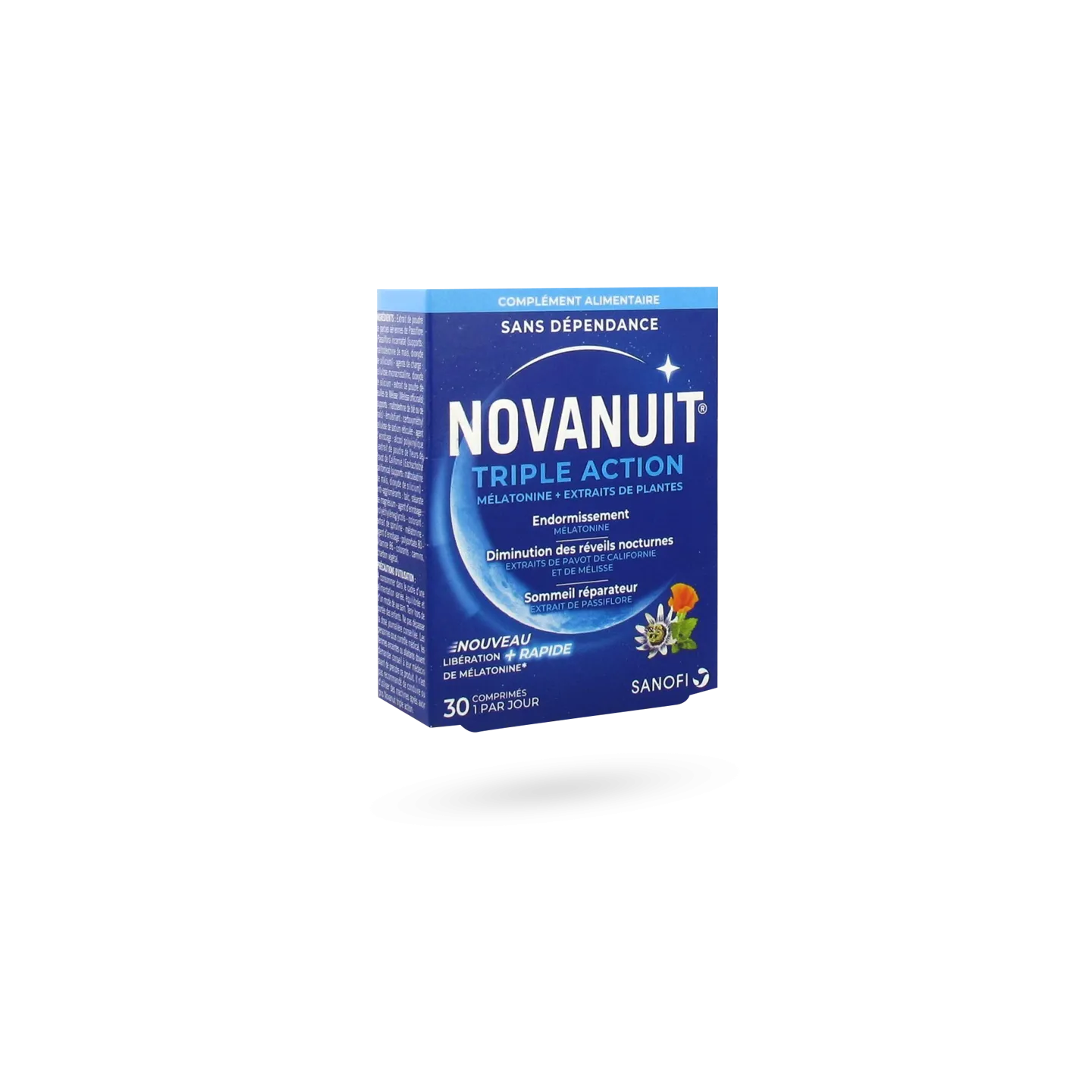 Novanuit Triple action sans dépendance 30 comprimés