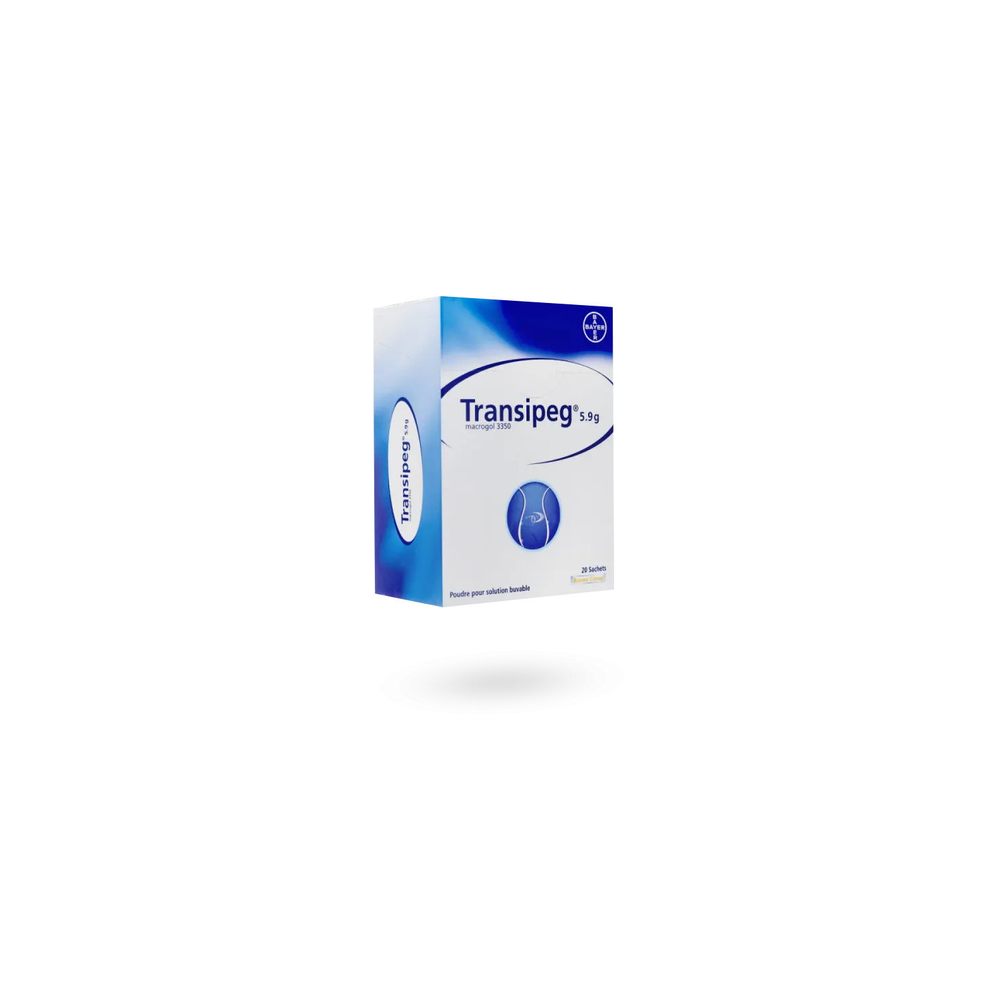 Transipeg 5,9 g Macrogol solution buvable citron 20 sachets