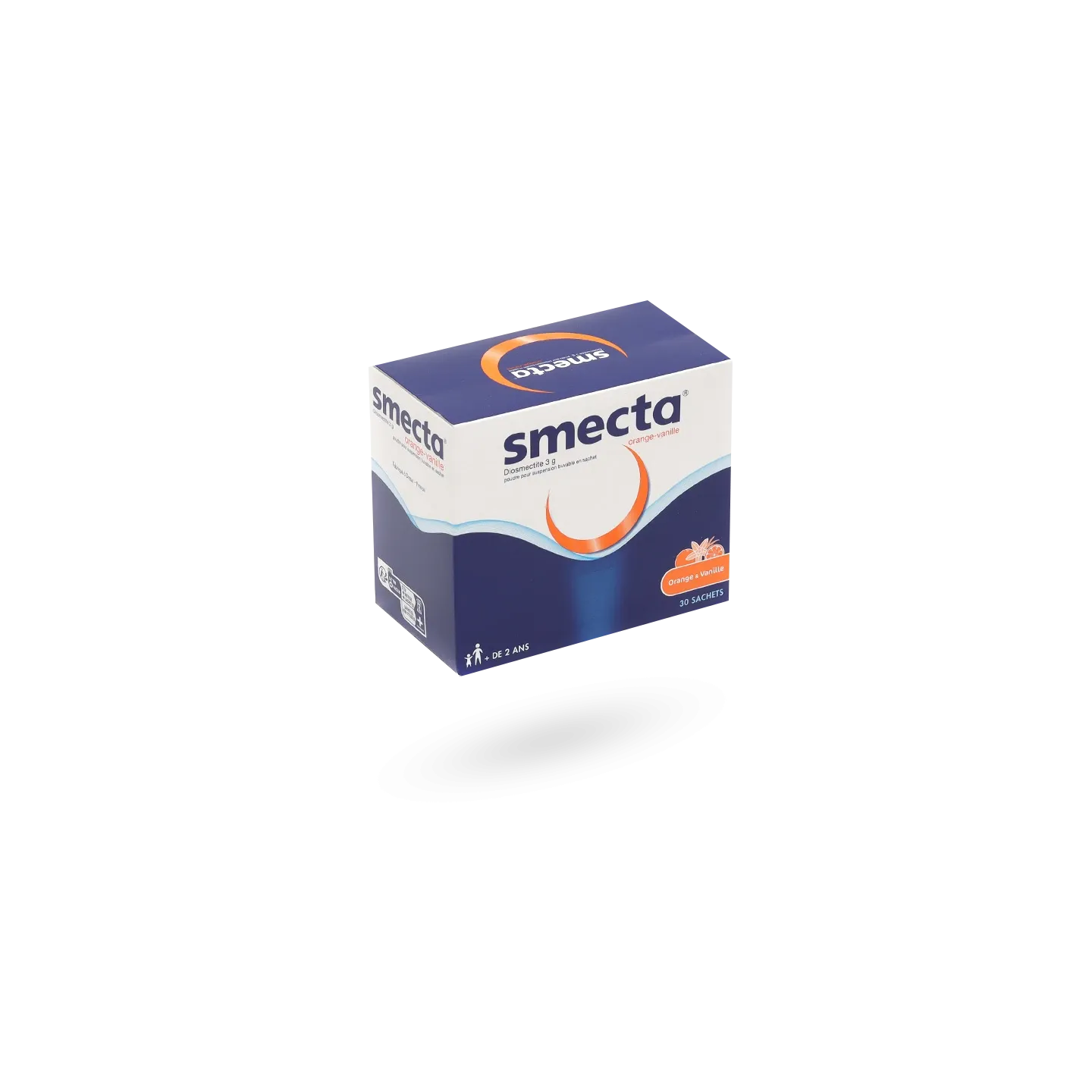 Smecta orange vanille 3 g poudre pour solution buvable 30 ou 60 sachets