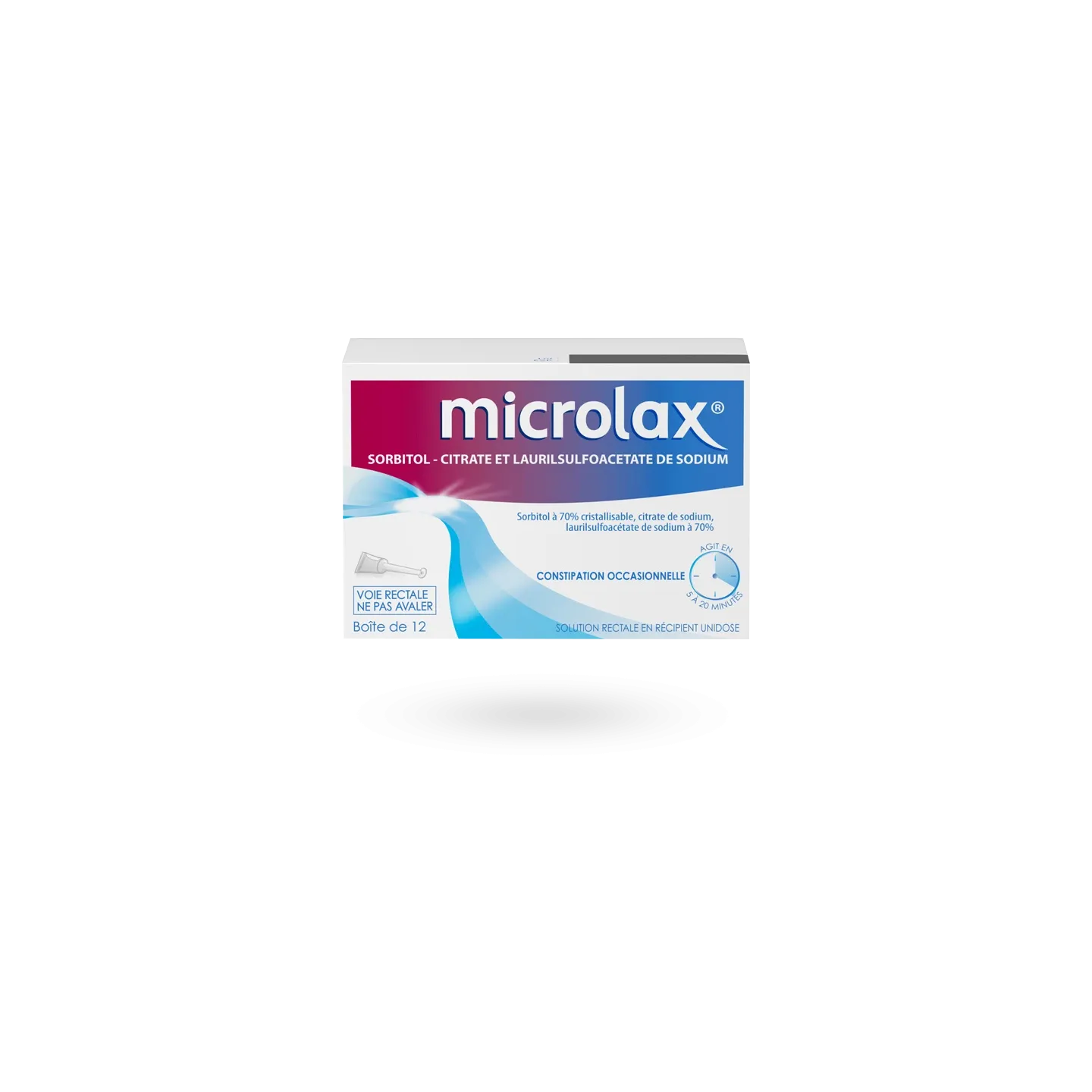 Microlax solution rectale laxatif constipation 12 unidoses