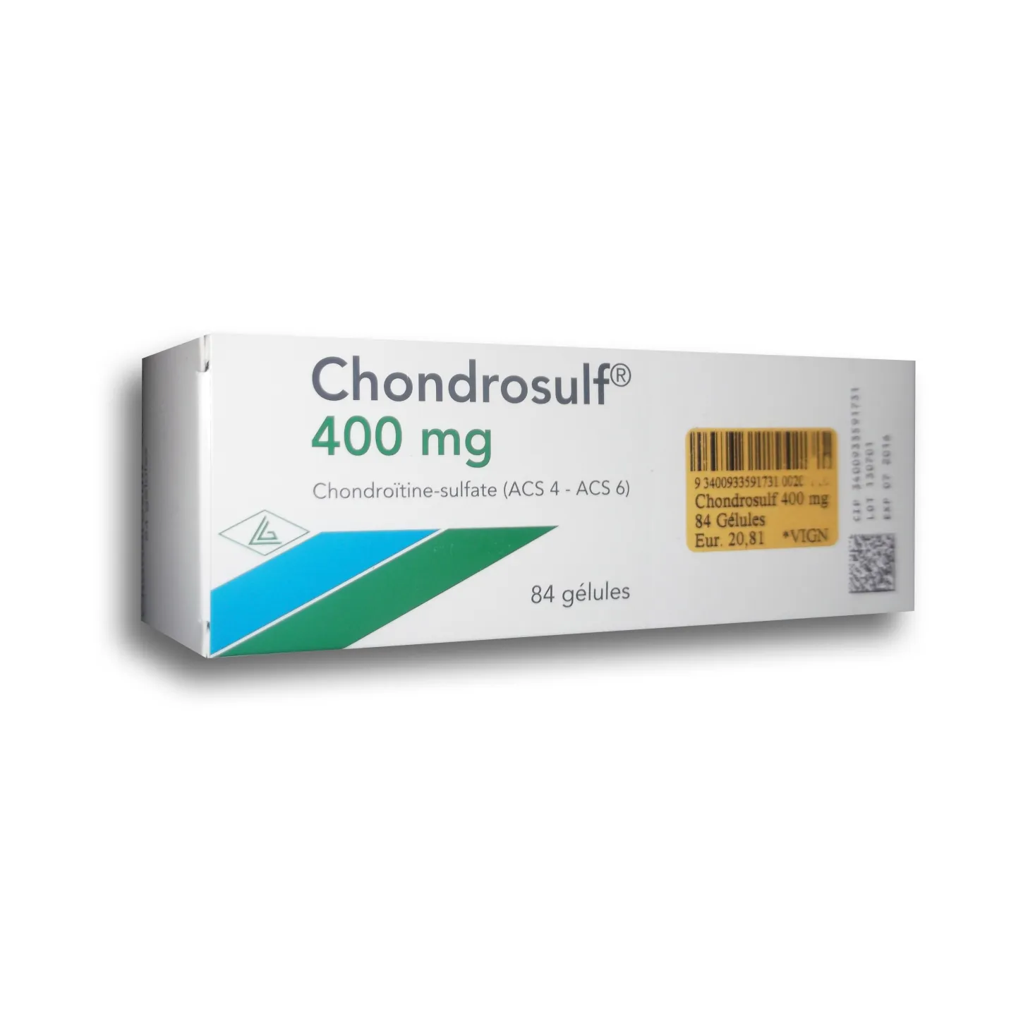 Chondrosulf 400 mg en boite de 84 gélules