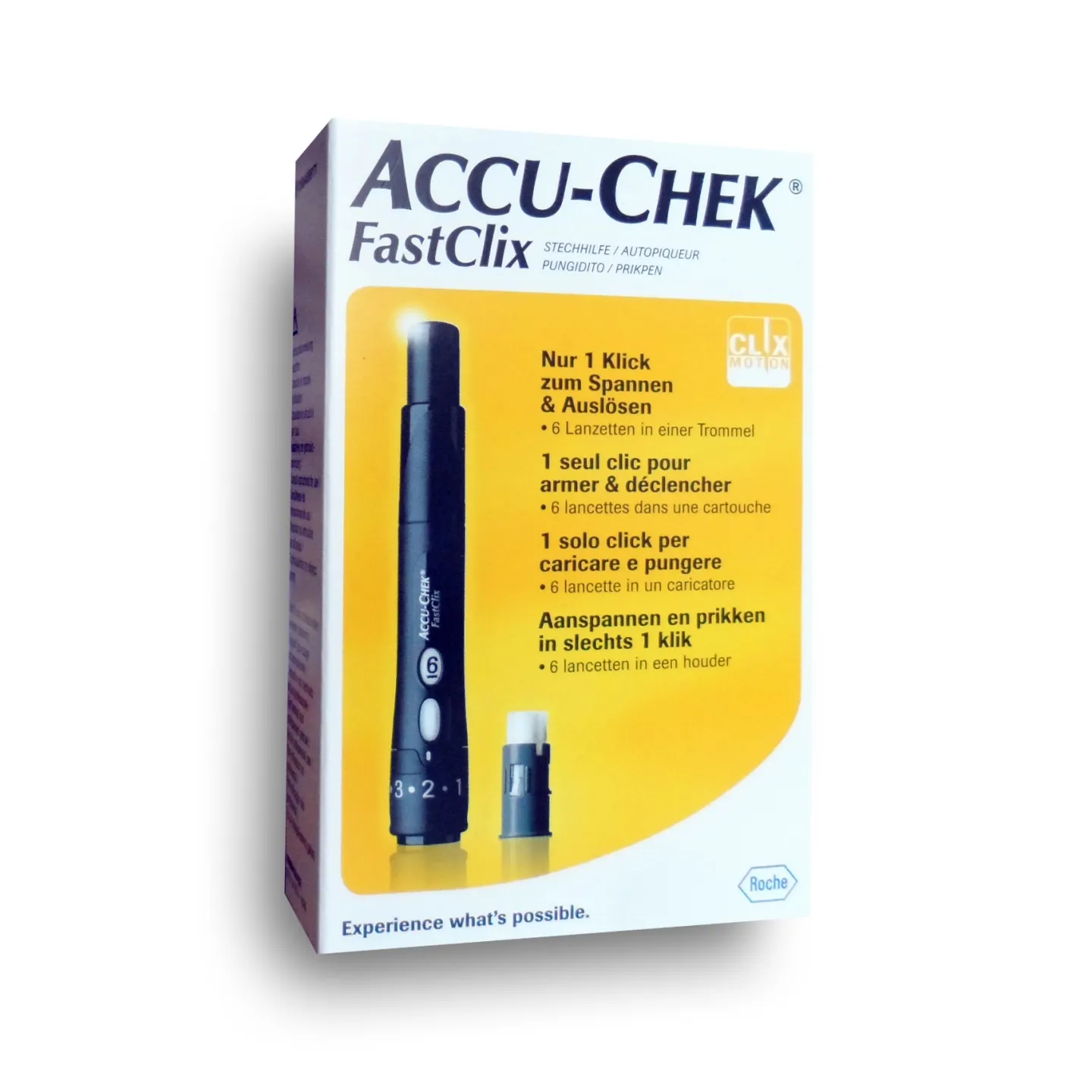 Stylo autopiqueur Accu-chek FastClix + 6 lancettes accu-chek FastClix
